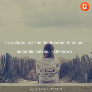 30 Inspirational Solitude Quotes to Reflect Upon WIth Images