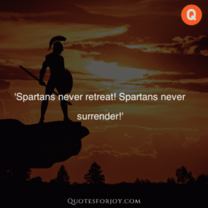 Fighting as One | Spartan Quotes That Celebrate Unity